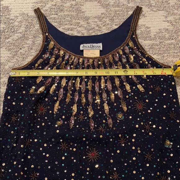 Vintage | Tops | Vintage Beaded Sequence Tank | Poshmark